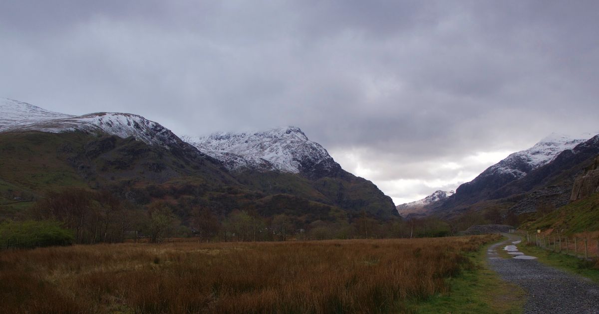 Llanberis Hiking Path up Snowdon, Wales