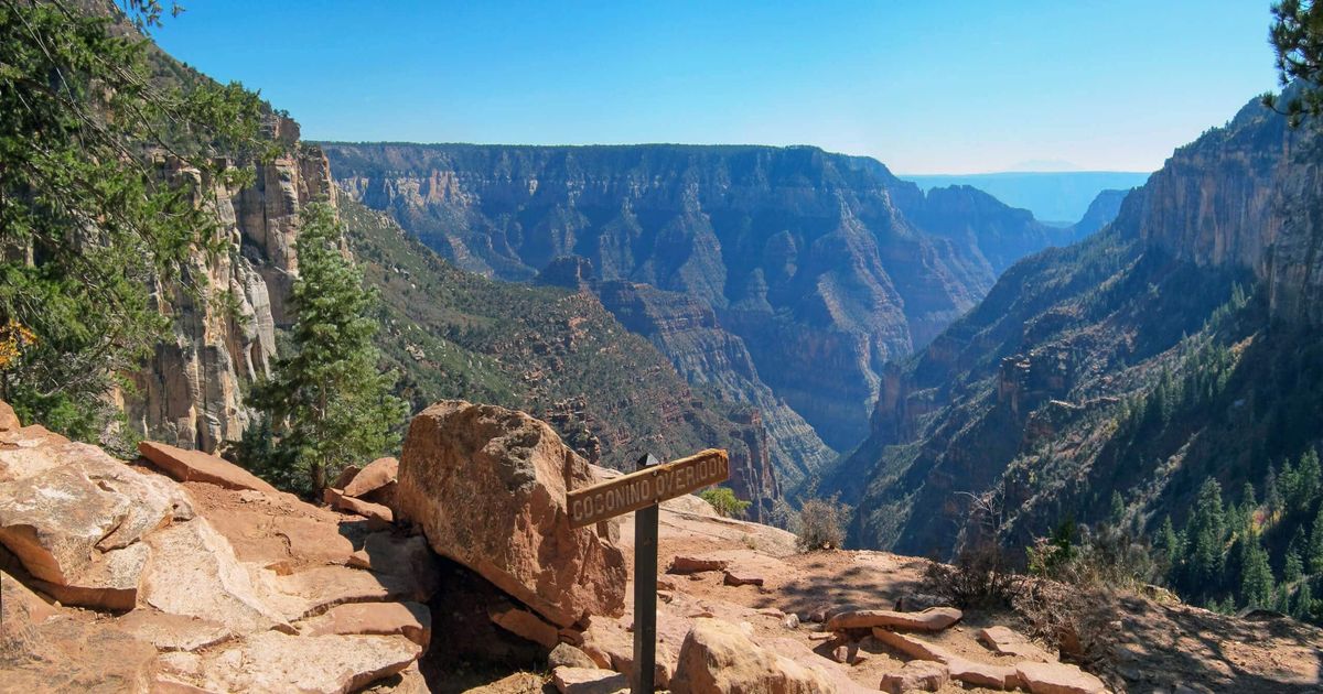 Supai Tunnel and Coconino Overlook via North Kaibab Trail
