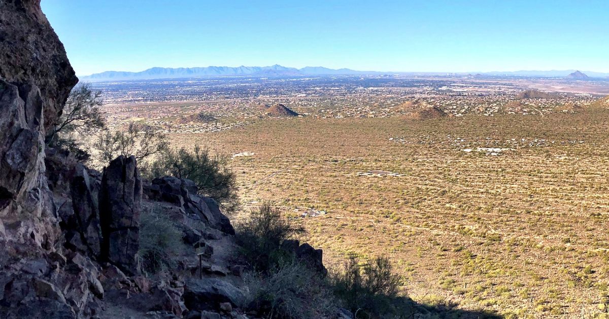 Wind Cave Trail in Usery Mountain Regional Park, AZ
