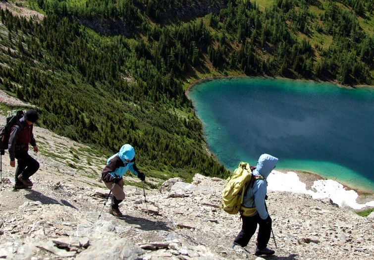 Guided Backpacking Tour of the Banff Highline Trail